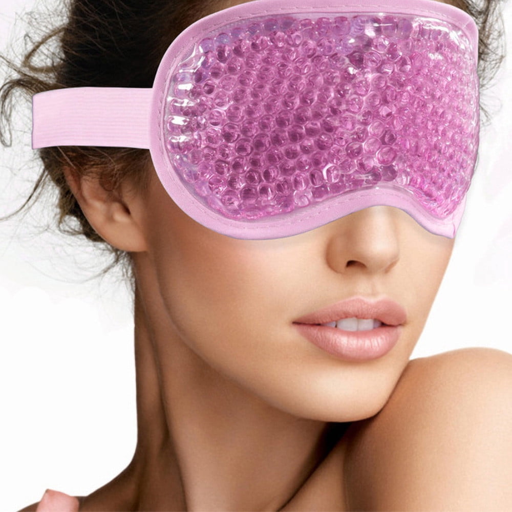 Zatoumnr Cooling Gel Eye Mask Gel Beads Cold Apply Ice Mask Reusable ...