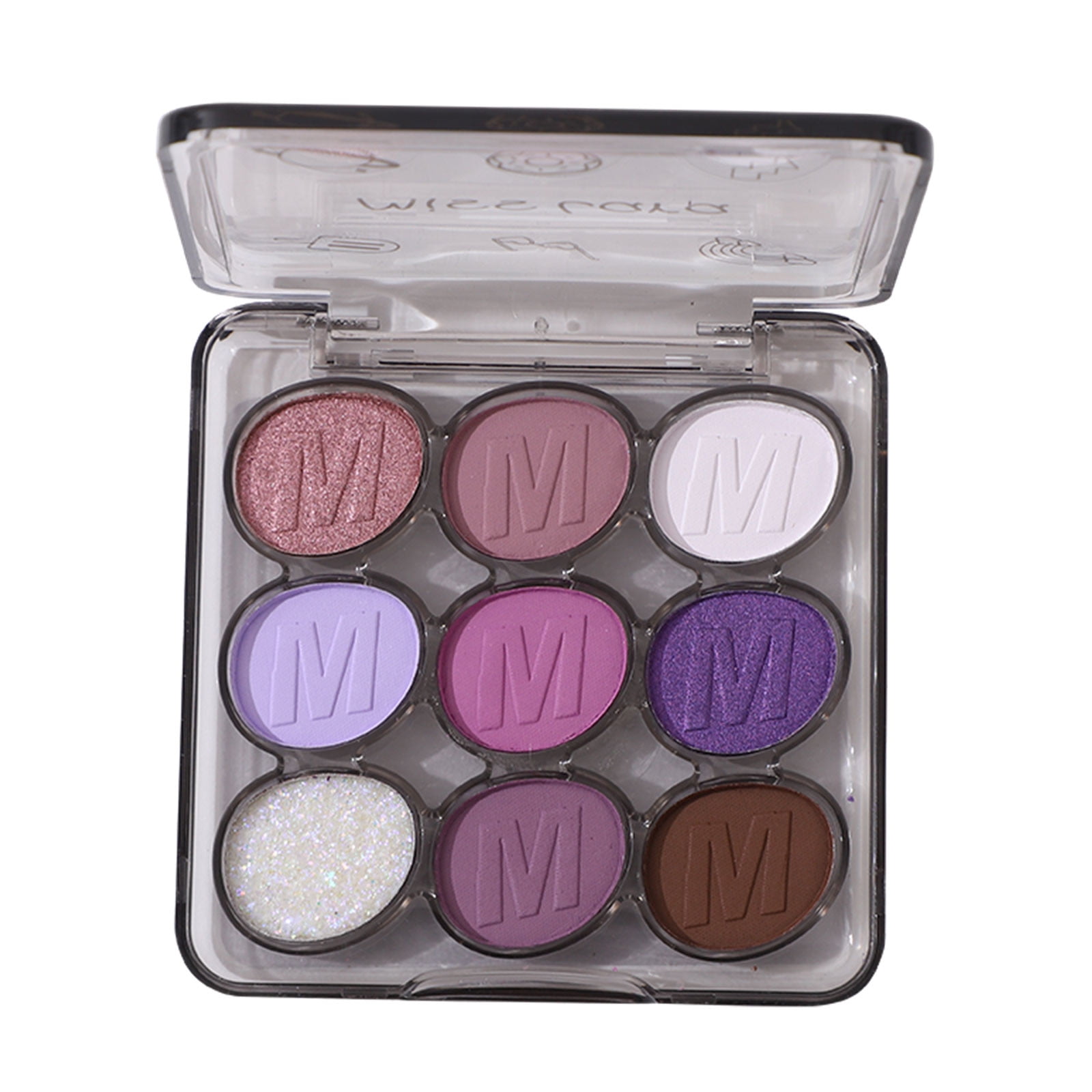 Zatoumnr Nine-color Eyeshadow Matte and Pearlescent Eyeshadow for Long ...