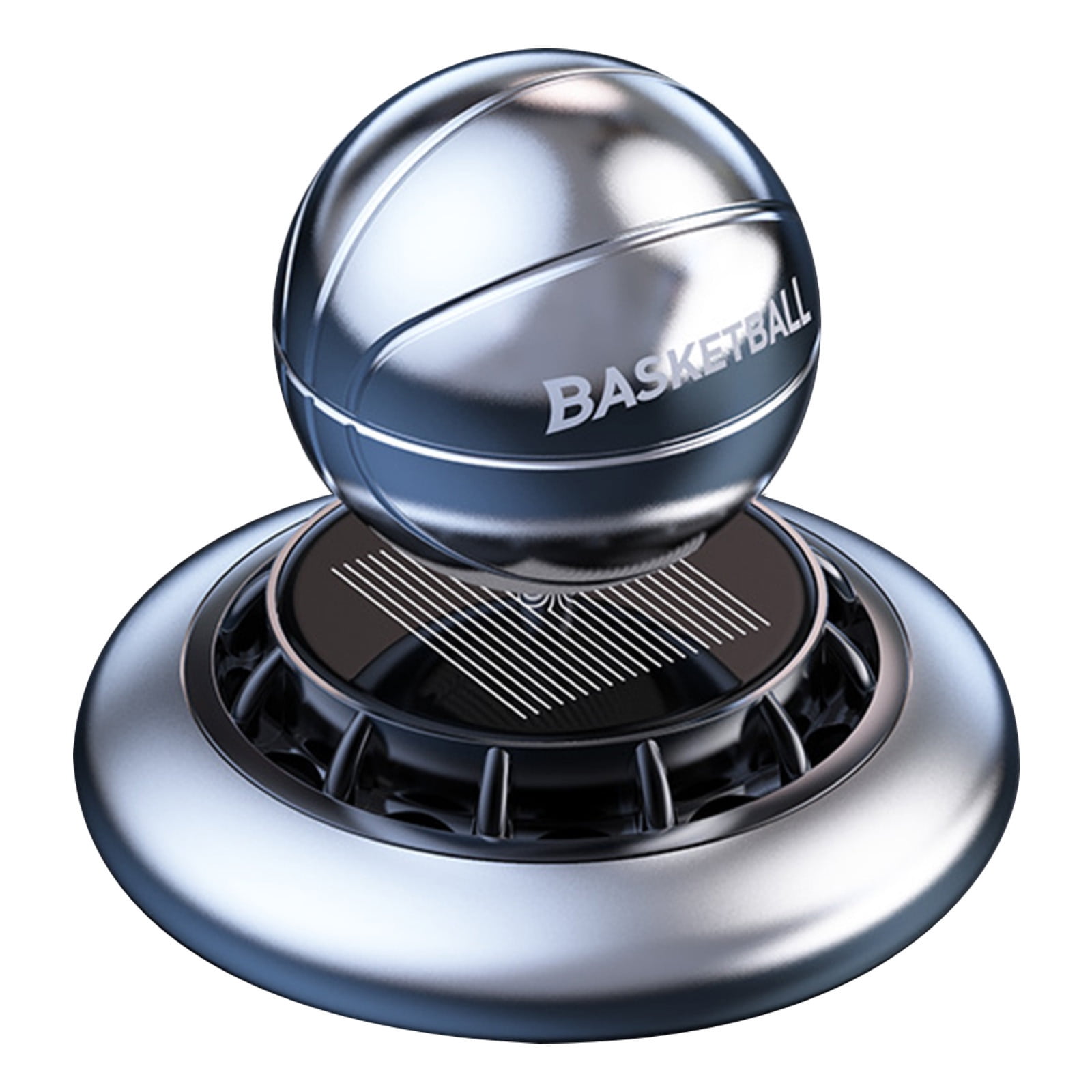 Zatoumnr Solar Car Perfume Long Lasting Rotating Basketball Car Console ...