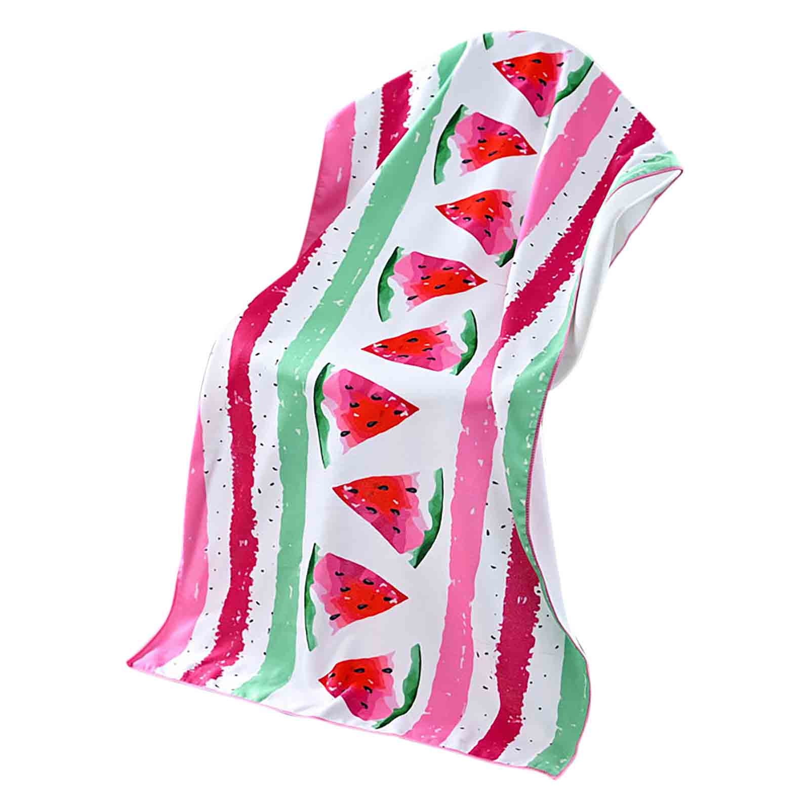 Zatoumnr Super Lightweight Microfiber Beach Towel, 28x60 Inch, Tropical ...