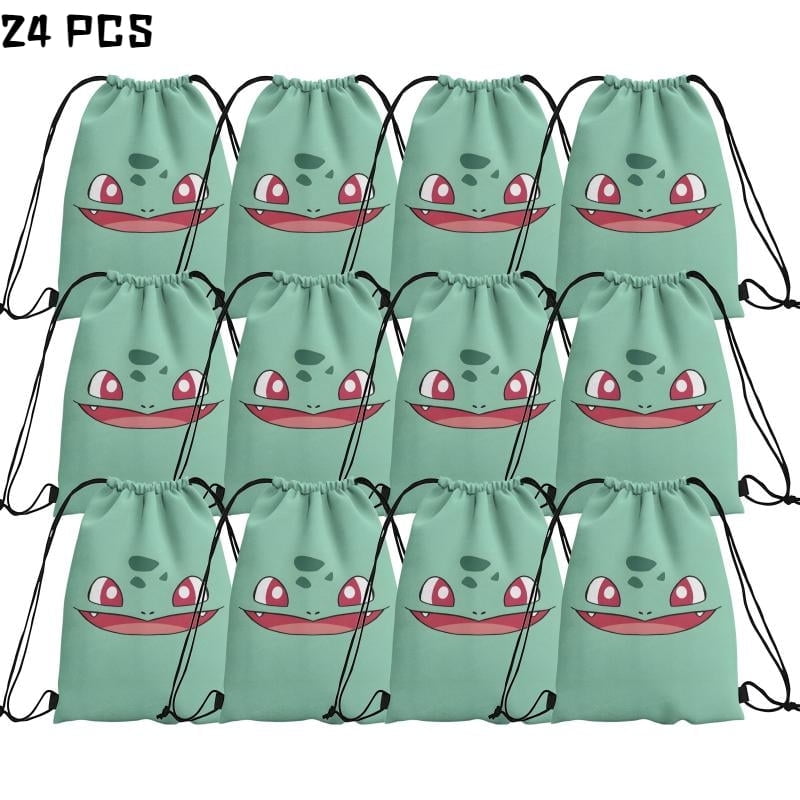 Lheaggik 24 packs Cartoon Pokemon Candy Drawstring Bag Drawstring ...