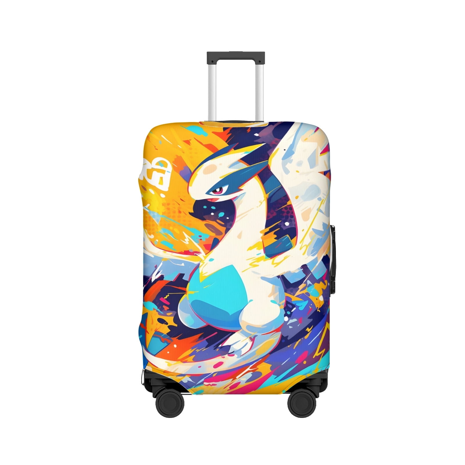 ZauQeuly Pokemon Cartoon Luggage Cover Cartoon Suitcase Covers Elastic ...