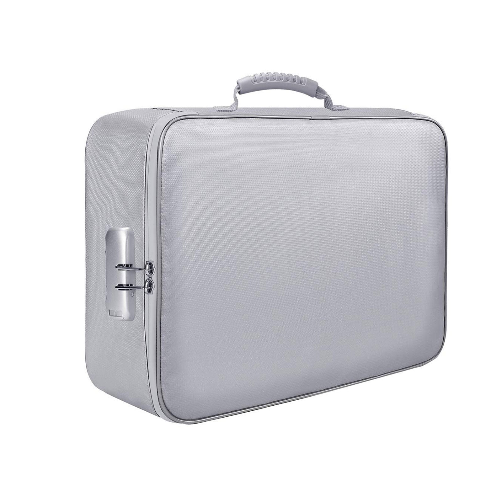 Zauma Containers Storage Organizer Document Bag with Lock Fireproof 3 ...