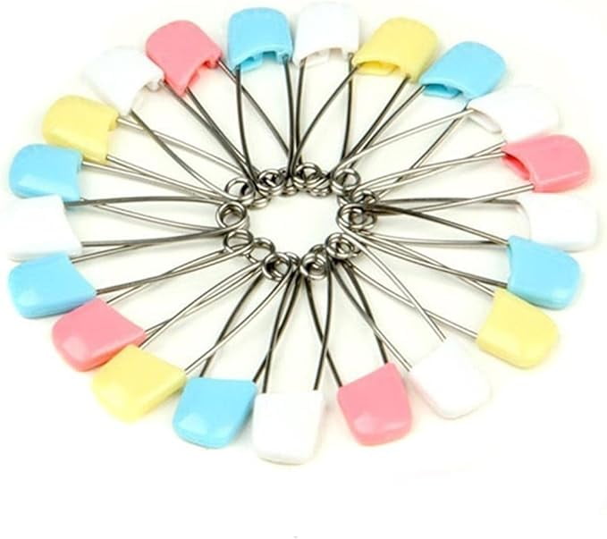 Zavaca Cloth Diaper Pins Stainless Steel Traditional Safety Pin ...