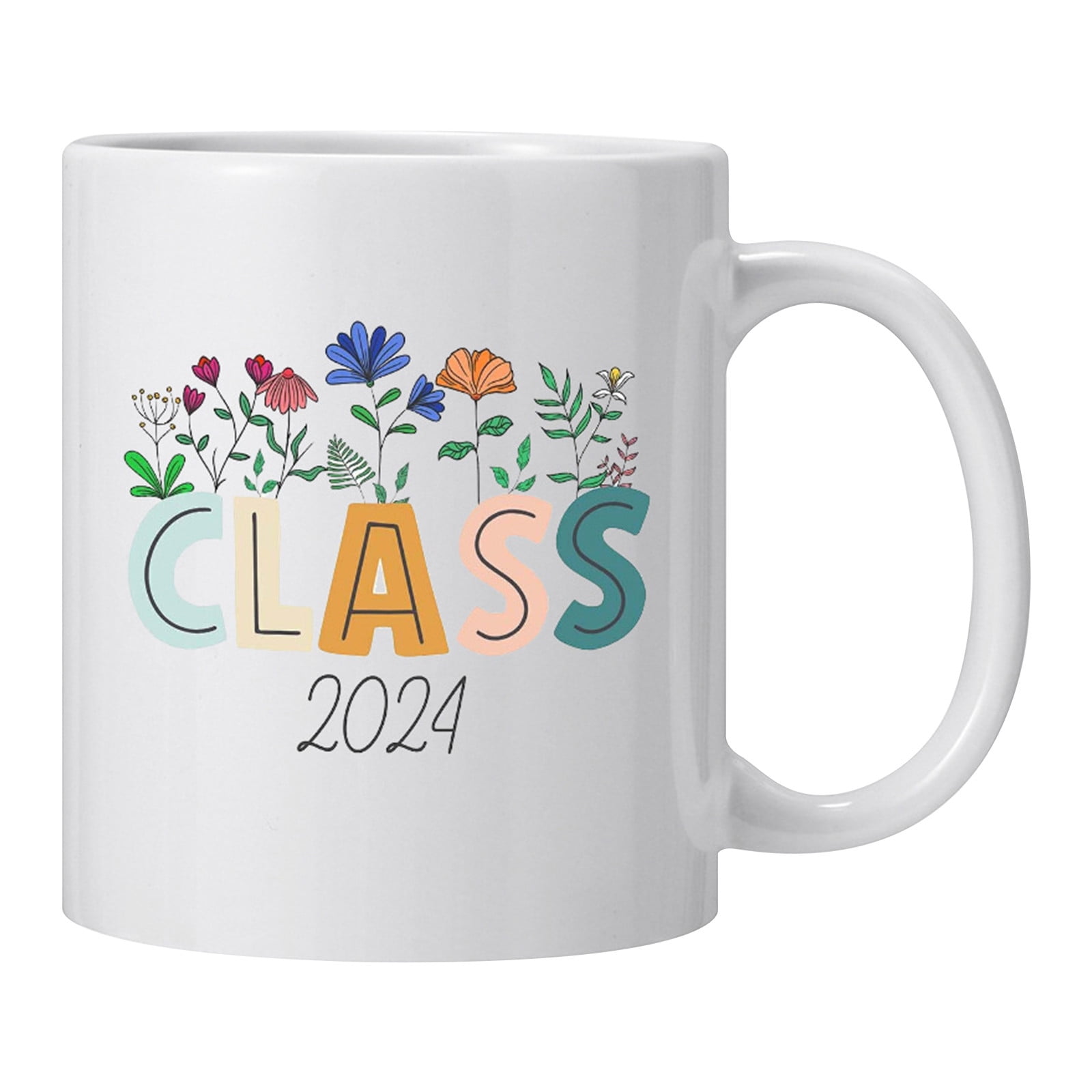 Zawou 2024 Graduation Decorations Clearance 350ml Ceramic Coffee Mark ...