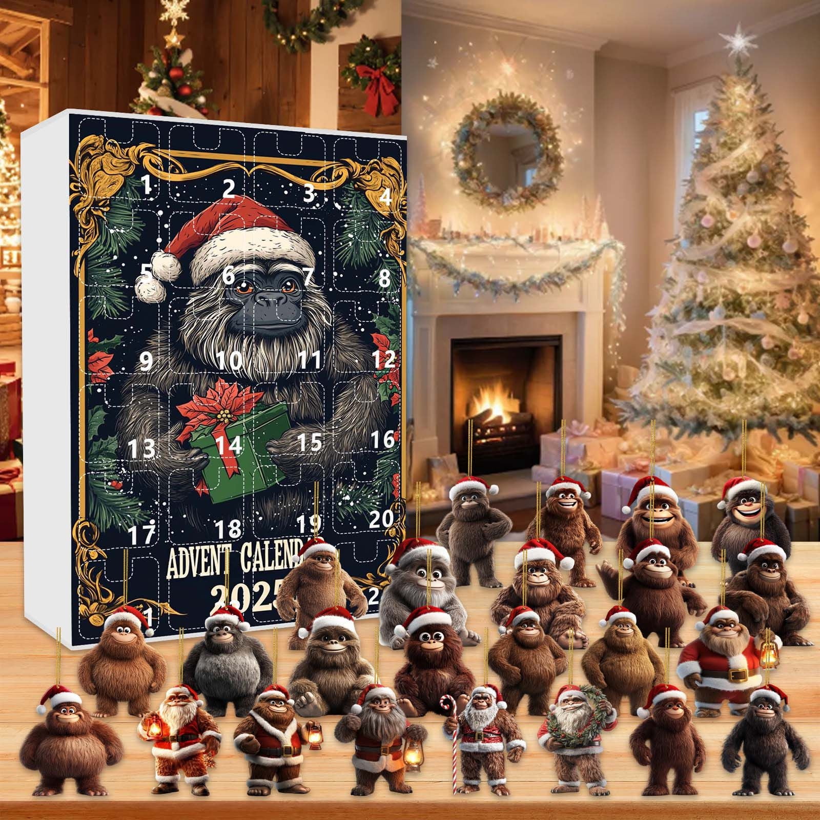 Zawou 2025 Orangutan Advent Calendar, 24-Day Countdown with Mini ...