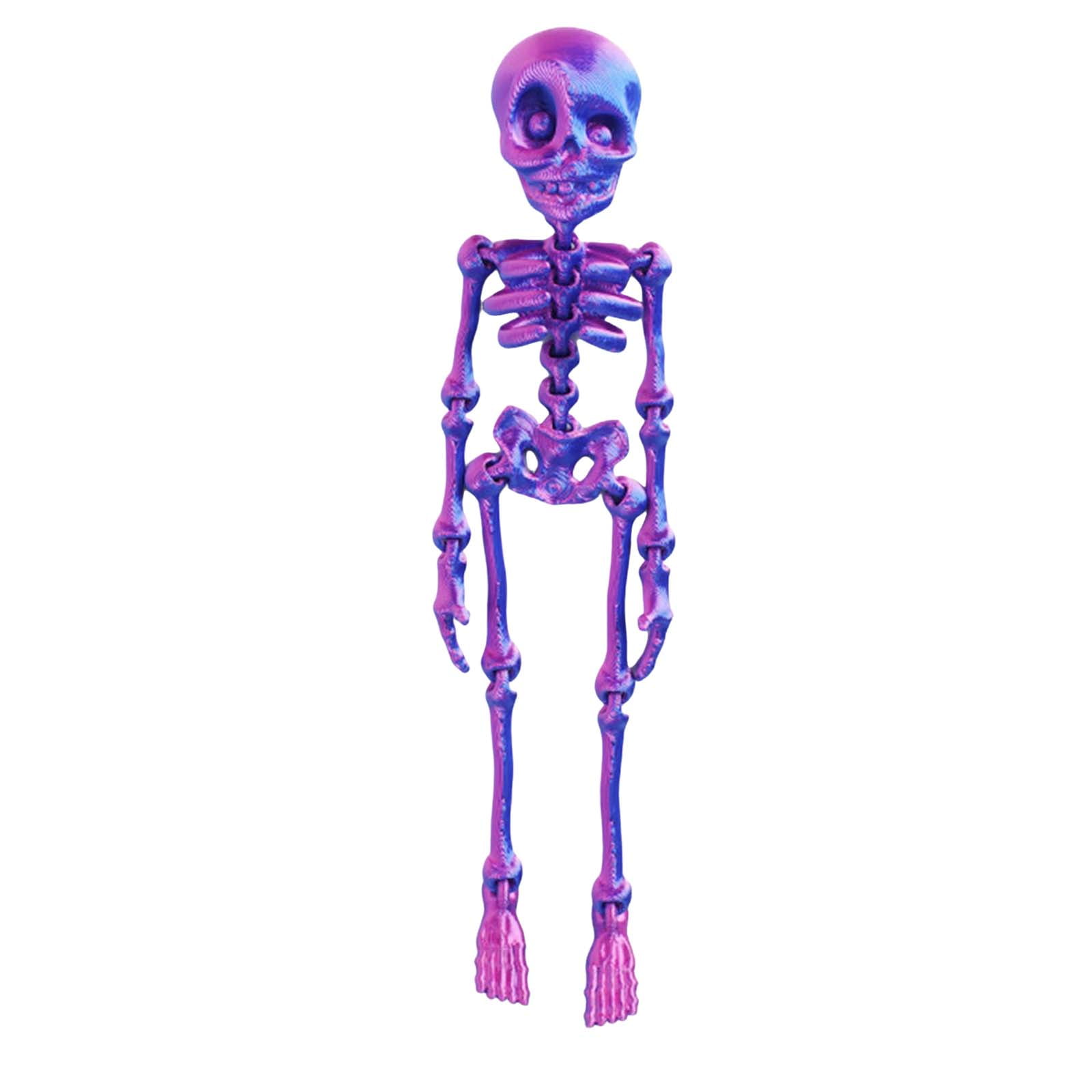 Zawus Poseable Skeleton Fridge Magnet,3D Printed Articulated Skeleton ...