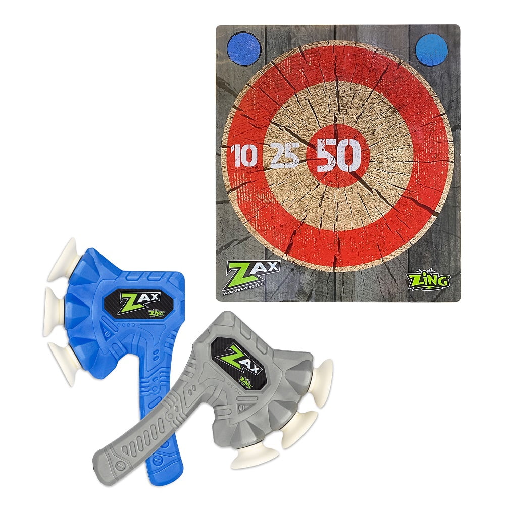 Zax - 2 Pack Foam Throwing Axe | An Axe That Sticks! | Includes Target ...