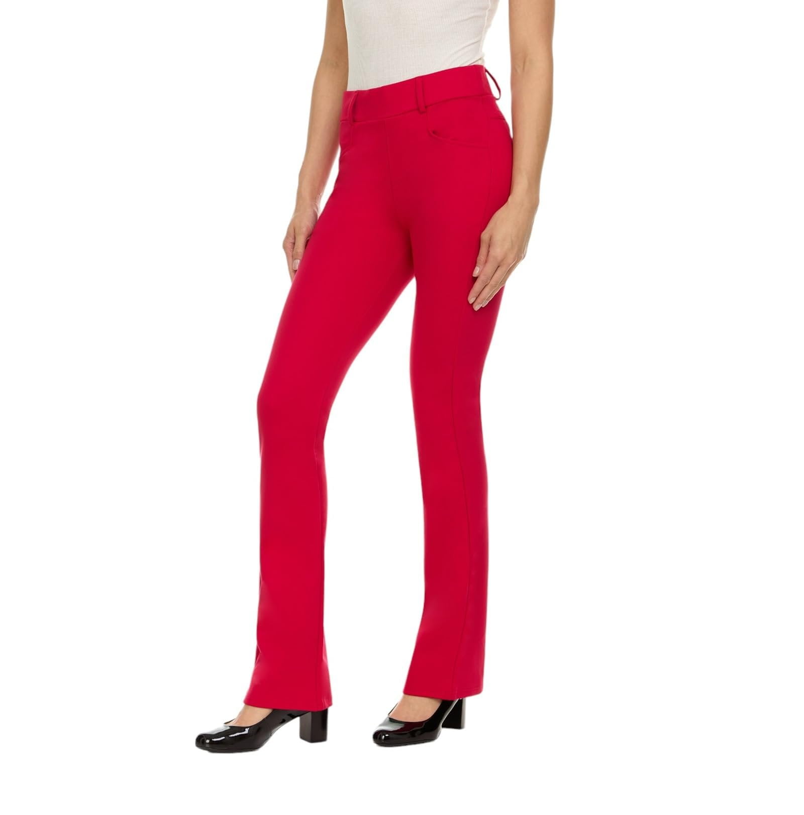 ZayWay Women's Stretch Bootcut Dress Pants with Pockets - Wear to Work ...