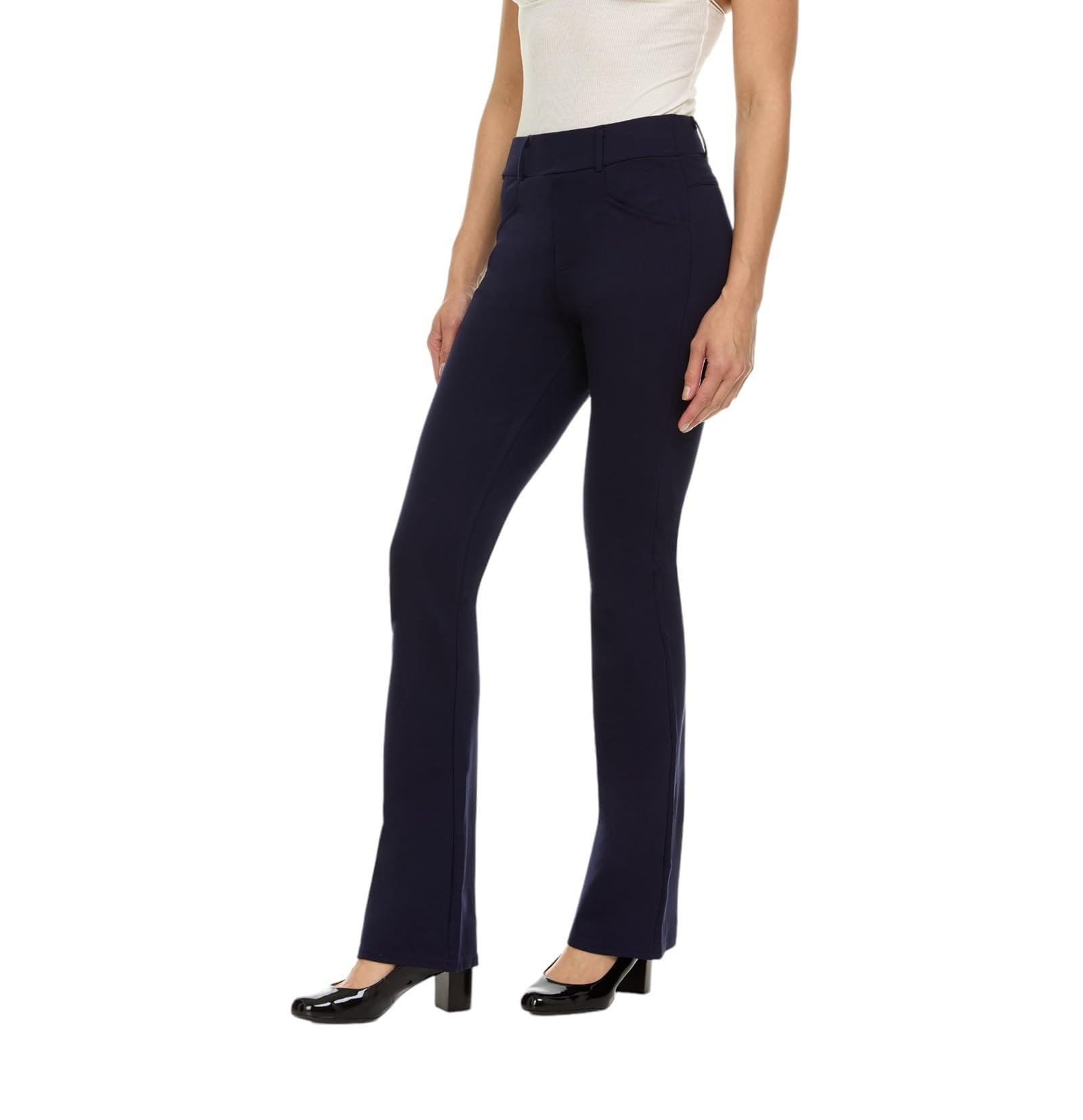 ZayWay Women's Stretch Bootcut Dress Pants with Pockets - Wear to Work ...