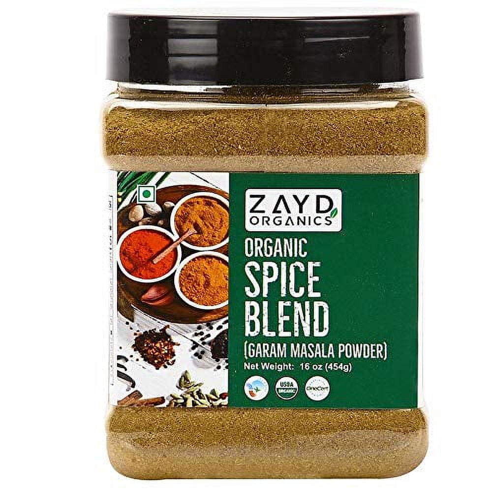 Zayd Organic Garam Masala MZF22 Powder 16oz (454g) Indian Spice Blend ...