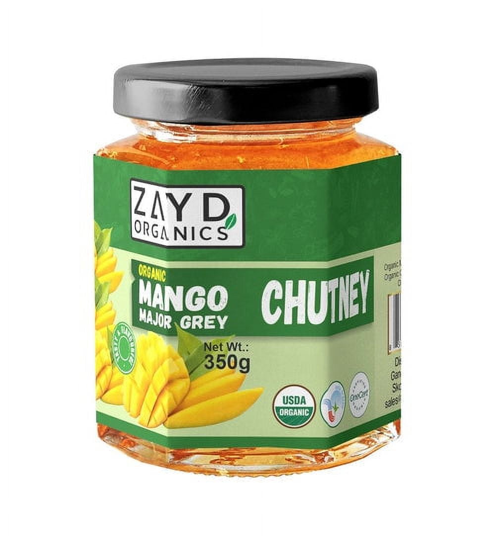 Zayd Organic Mango Major Grey Chutney 12oz (350g) - Walmart.com