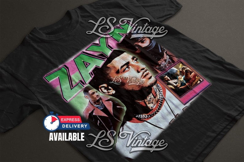 Zayn Malik Shirt Vintage ZAYN Malik Graphic Tee One Direction Bootleg ...