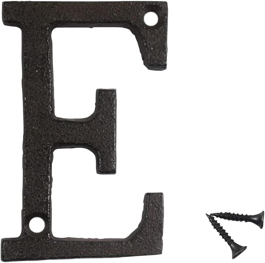 Zayooky 3 Inch House Letters Cast Iron Home Address Letters Matching ...