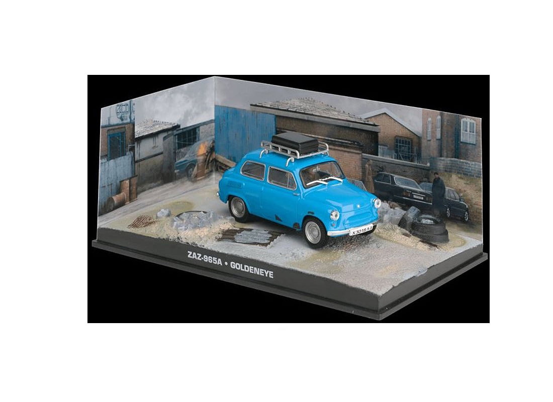 Zaz 965A from James Bond 1:43 scale in Blue by Ex Mag - Walmart.com