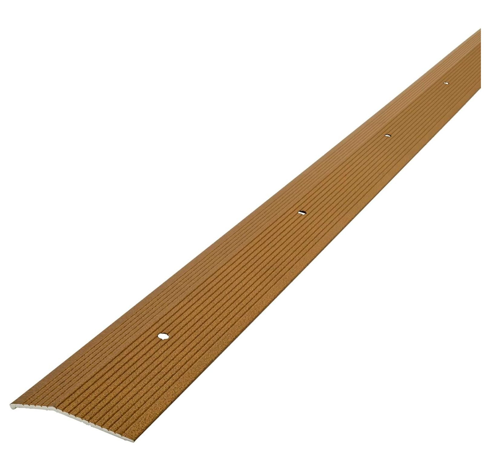 Zazesaby 43383 2 in. X 72 in. Antique Brass Aluminum Carpet Trim w ...