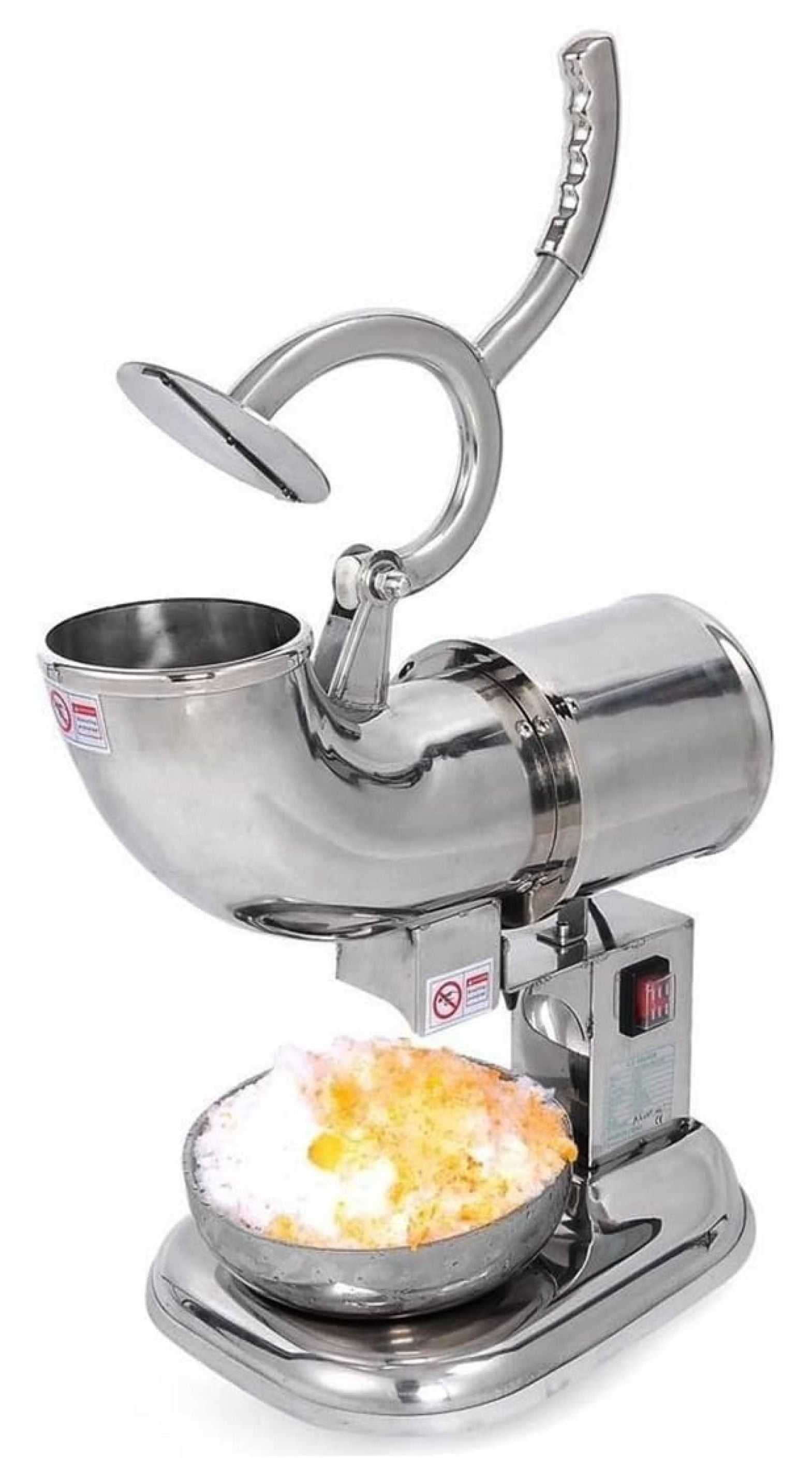 Zazesaby 440 lbs Electric Ice Shaver Machine Snow Cone Maker Crusher ...