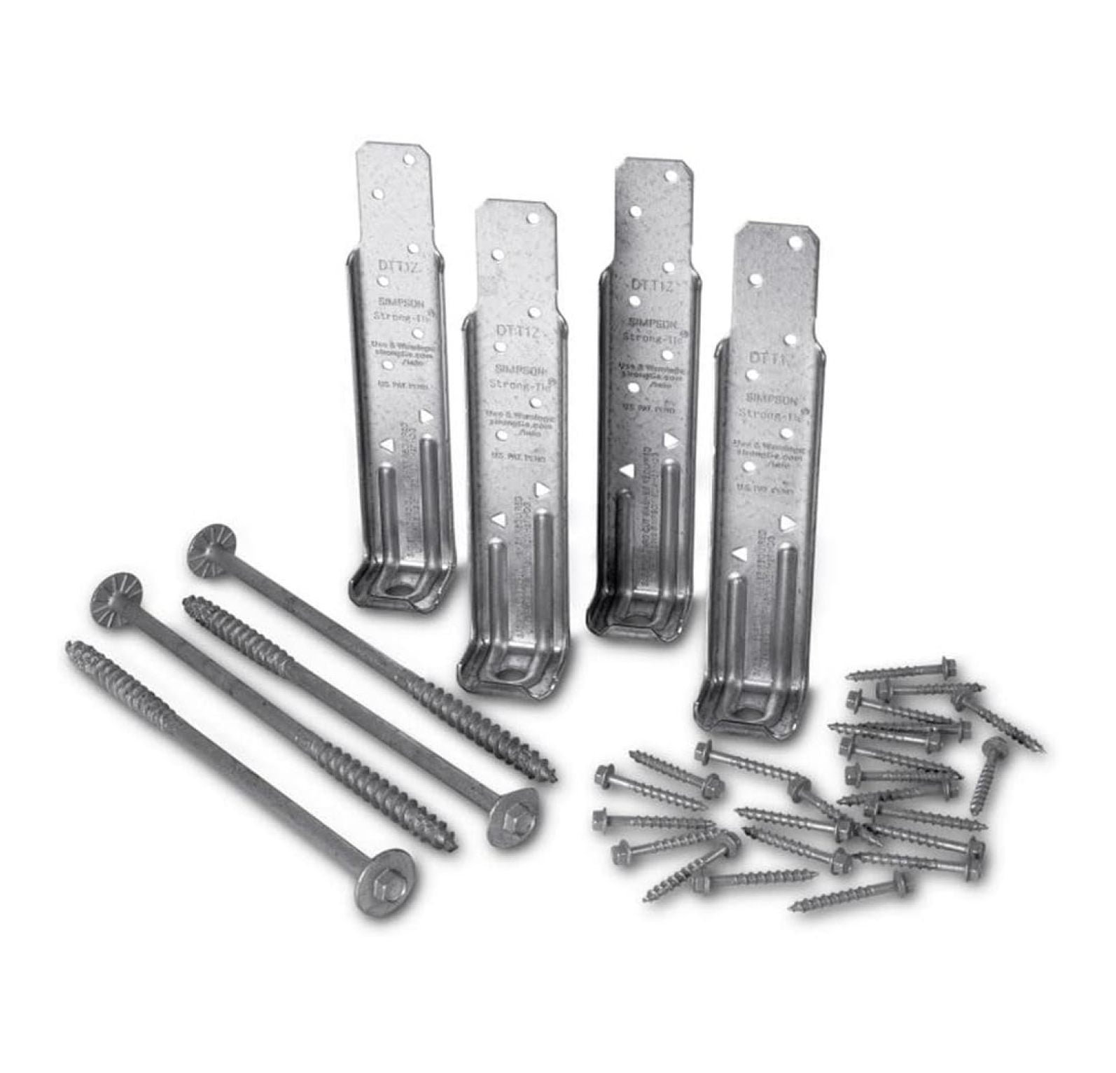 Zazesaby DTT1Z-KT - ZMAX Galvanized Deck Tension Tie Kit for 2x w ...