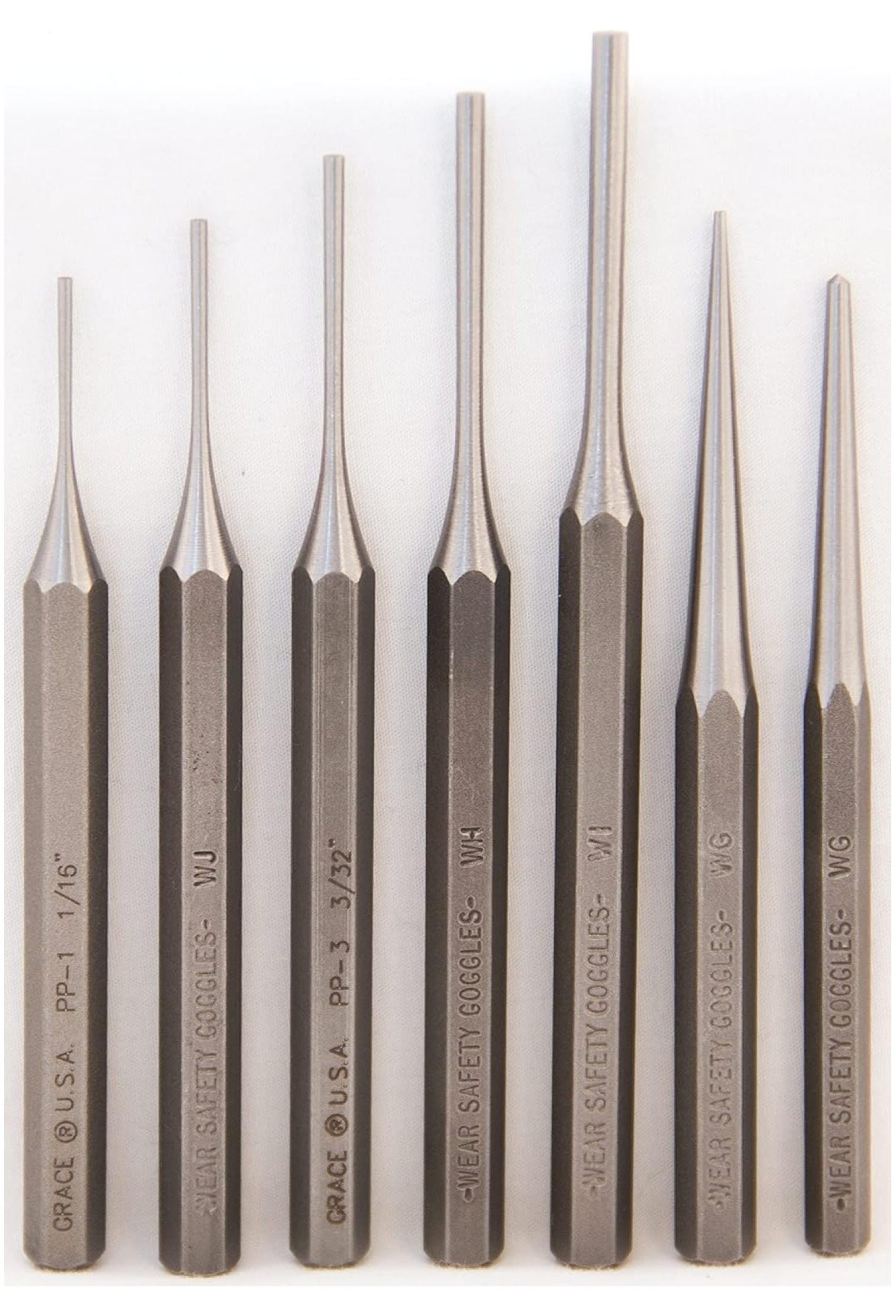 Zazesaby Gun Care Steel Punch Set, Gunsmith Tools & Accessories, 7 ...