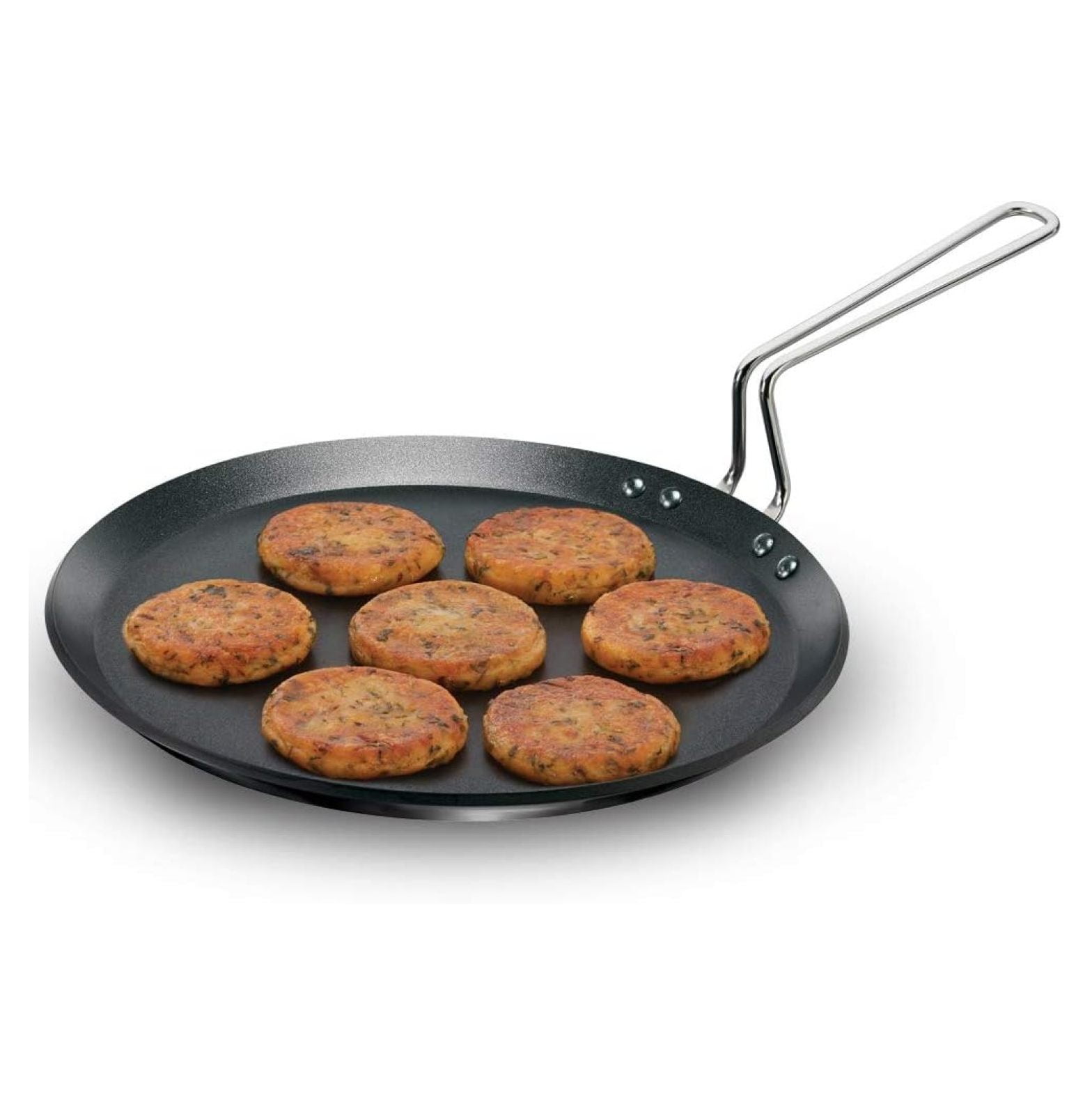 Zazesaby IQFT30 Tava, Dosa, Griddle, 12 Inch, Black - Walmart.com