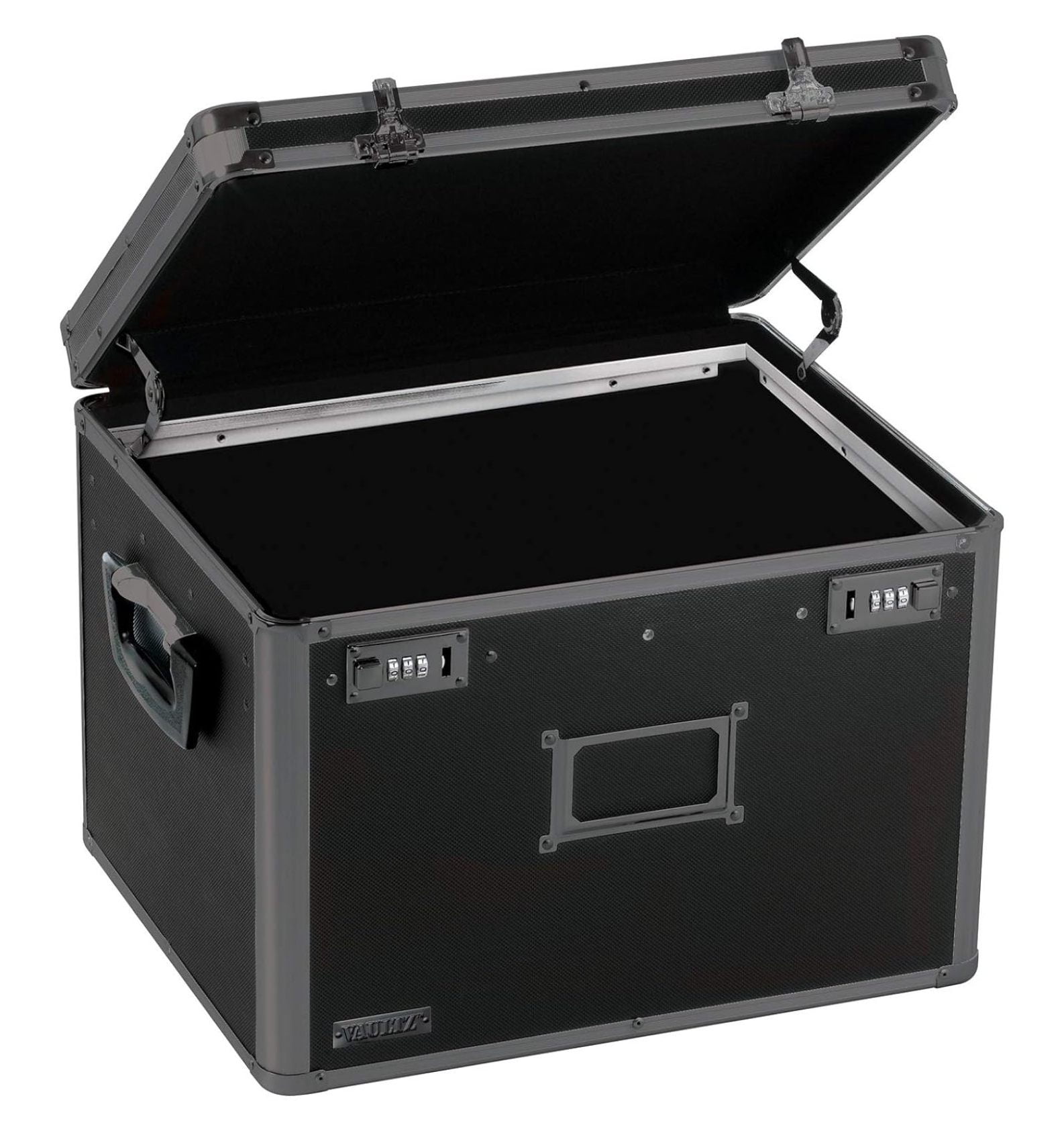 Zazesaby Locking File Storage Box, Two-Handled, Letter/Legal File ...