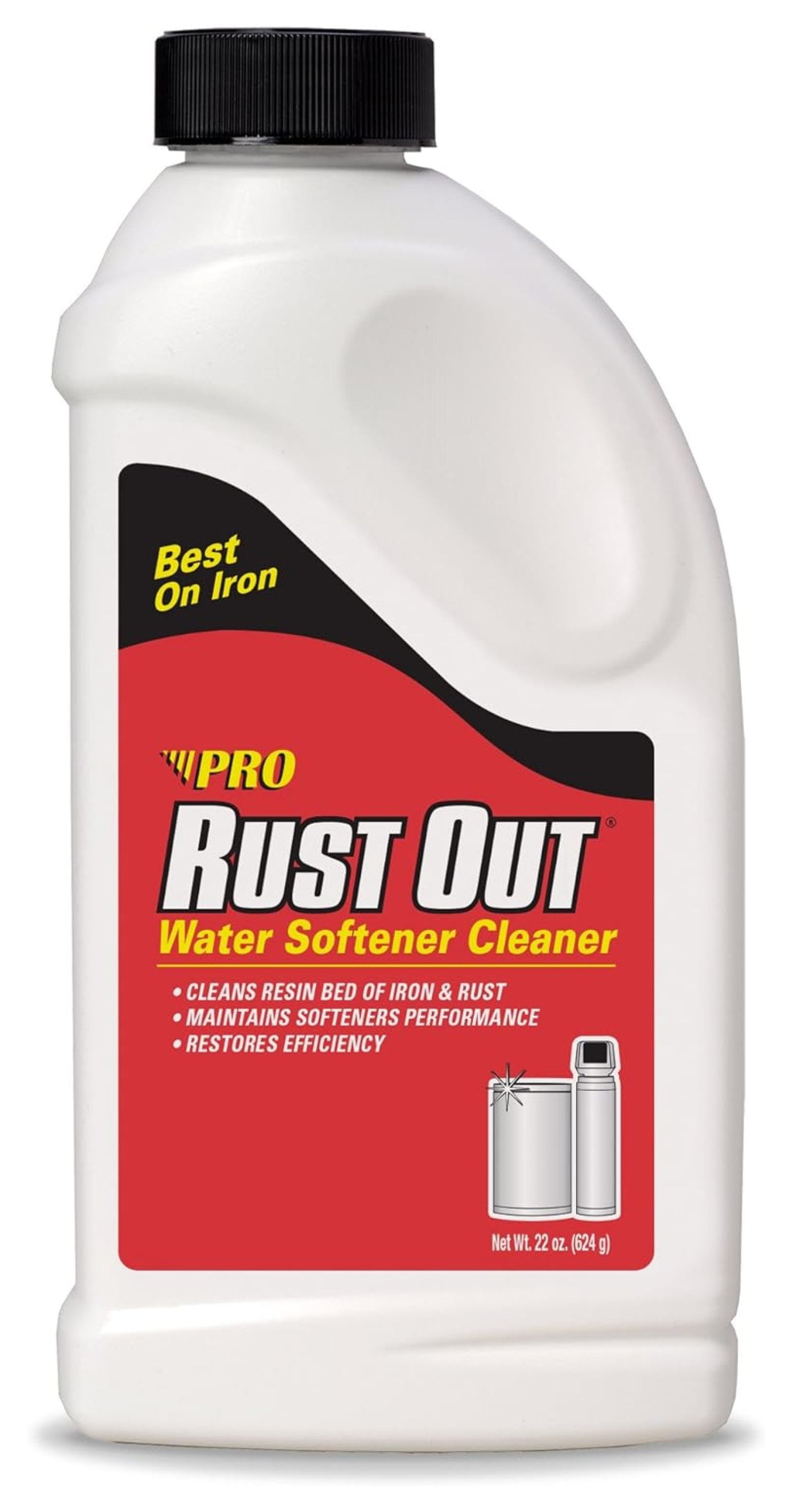 Zazesaby RO24B Rust Out Water Softener Cleaner and Iron Remover, 1.5 lb ...