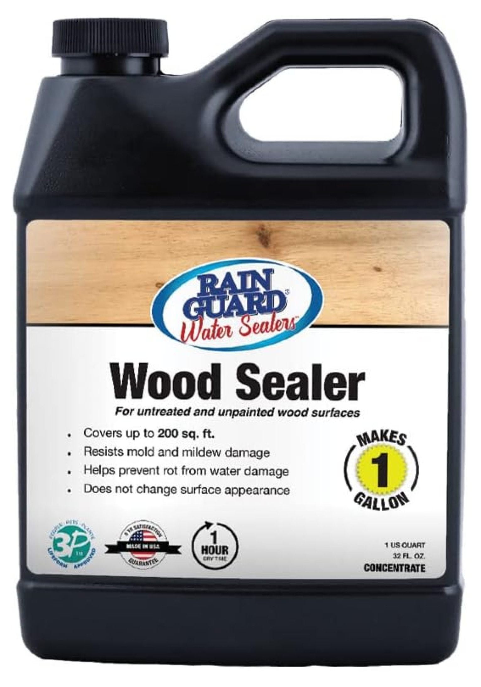 Zazesaby SP-8001 Wood Sealer Concentrate Makes 1 Gallon - Clear Natural ...