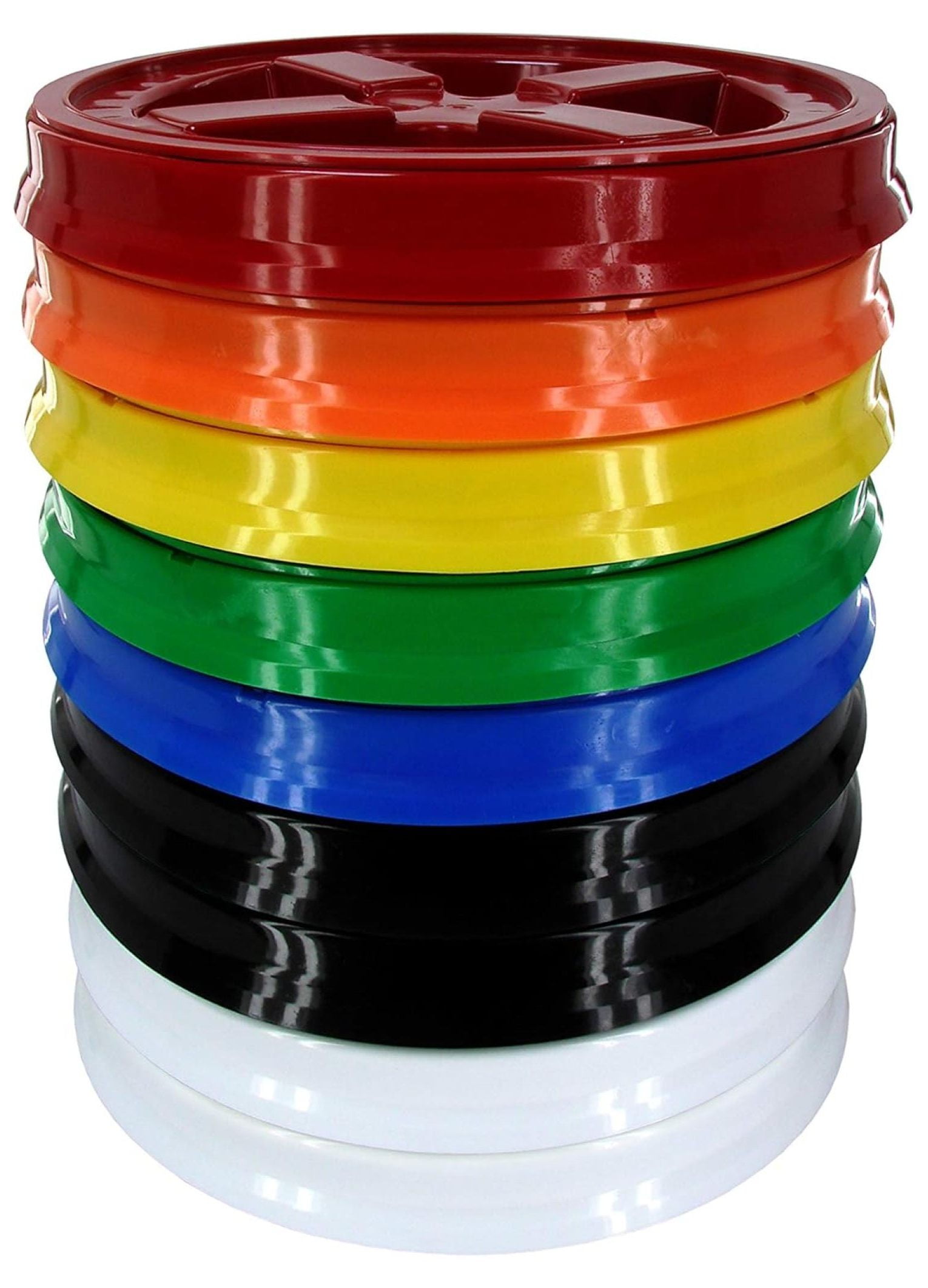 Zazesaby Seal Lid, Assorted Colors, 9 Pack - New! - Boxed! - 5 Gallon ...
