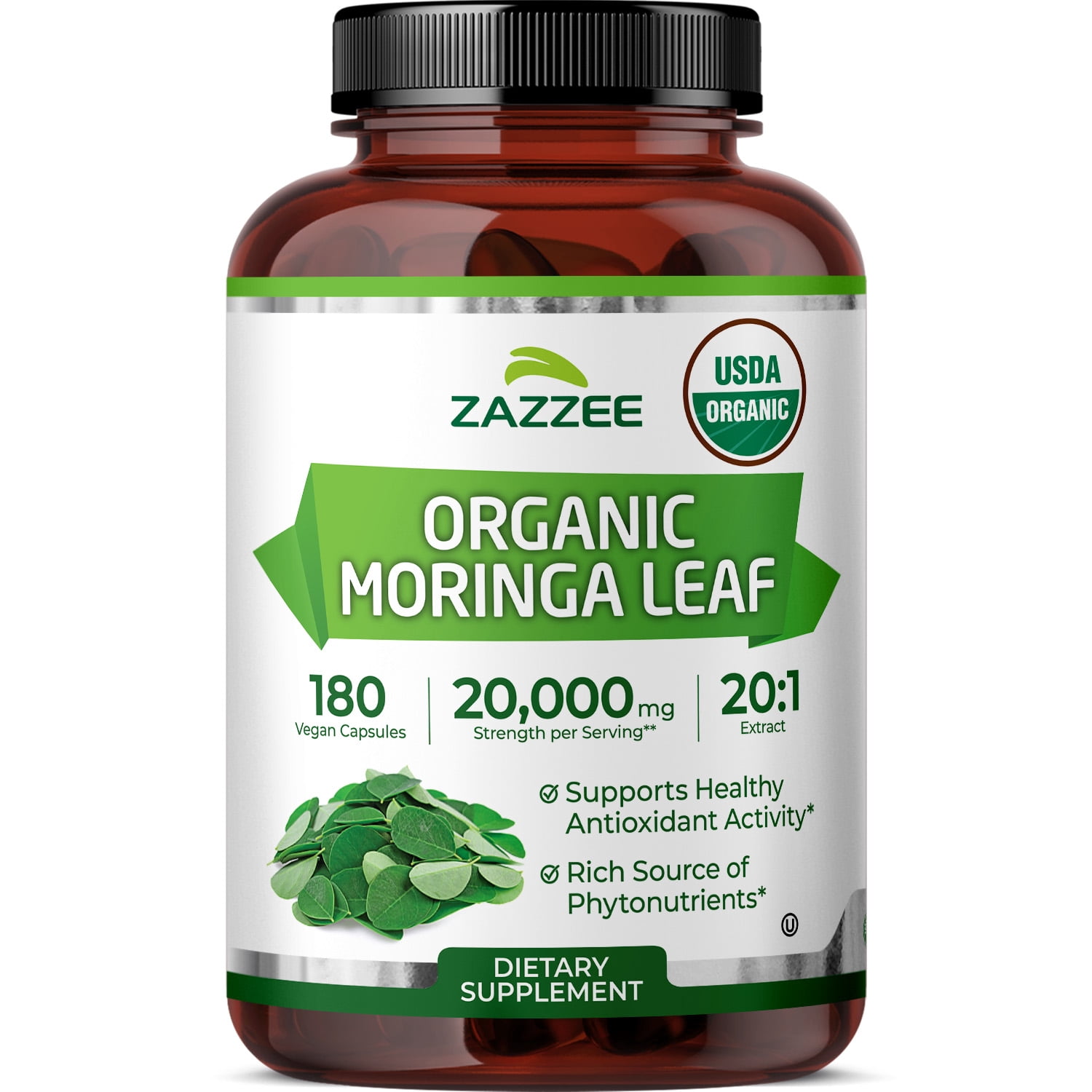 Zazzee Moringa 20:1 (180) | Digest - Walmart Business Supplies