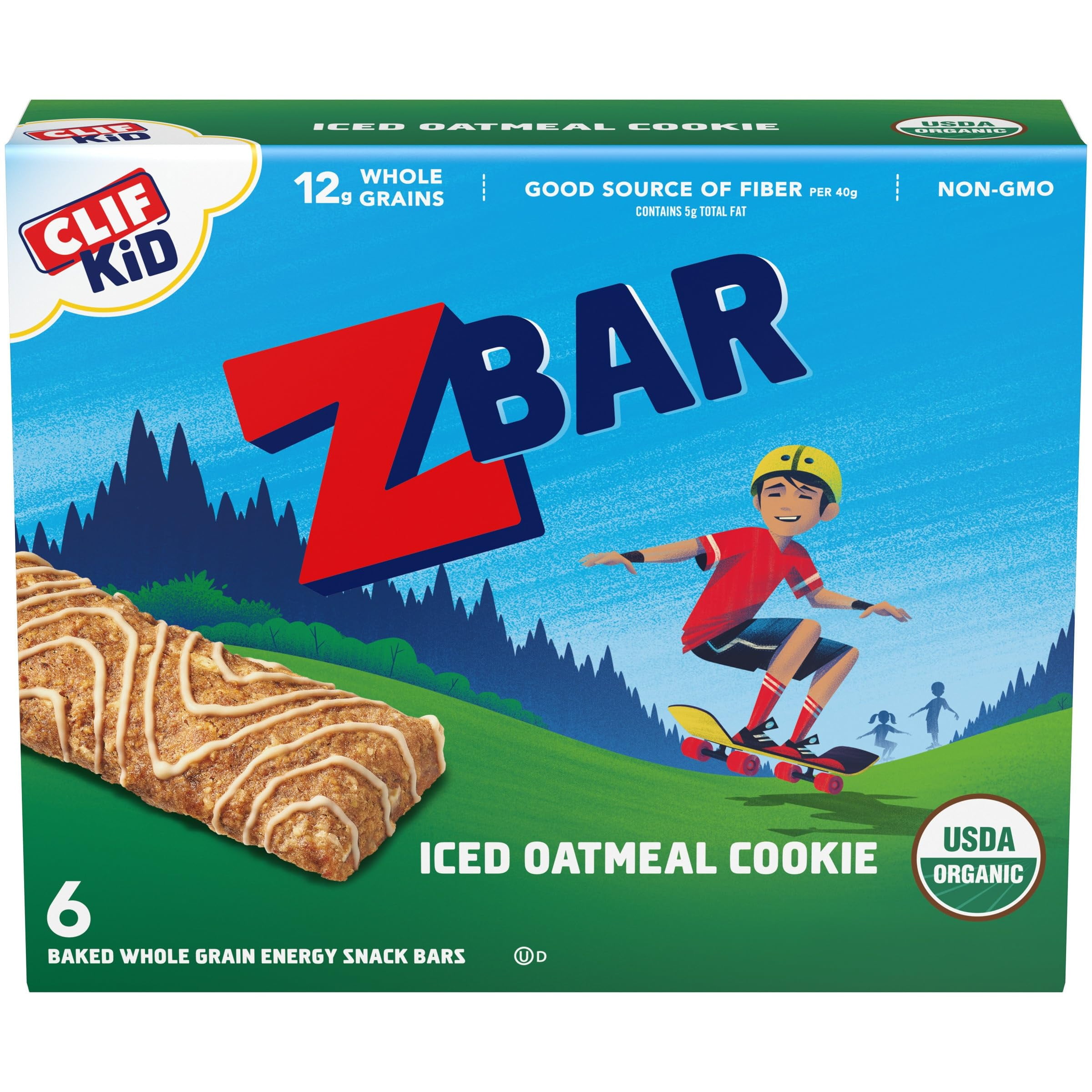 Zbar - Iced Oatmeal Cookie - Soft Baked Snack Bars - Non-Gmo - 12G ...