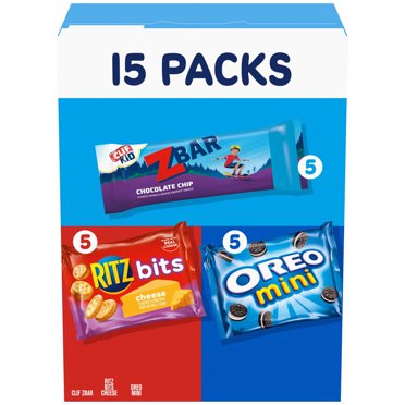 Nabisco Mini Cookie Variety Pack - OREO, Nutter Butter Bites, CHIPS ...