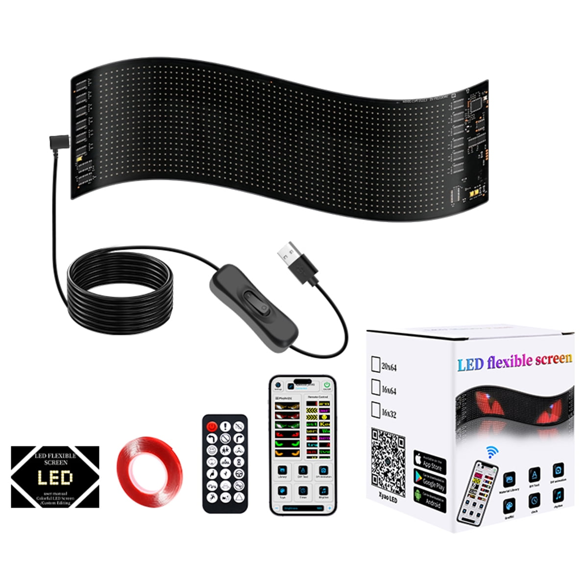 Zcargel 1PC LED Car Sign Devil Eyes Light for Windshield, Windshield ...