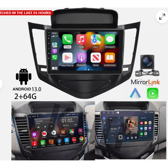 Zcargel 2+64G Car Radio for Chevrolet Chevy Cruze 2009-2015 with ...