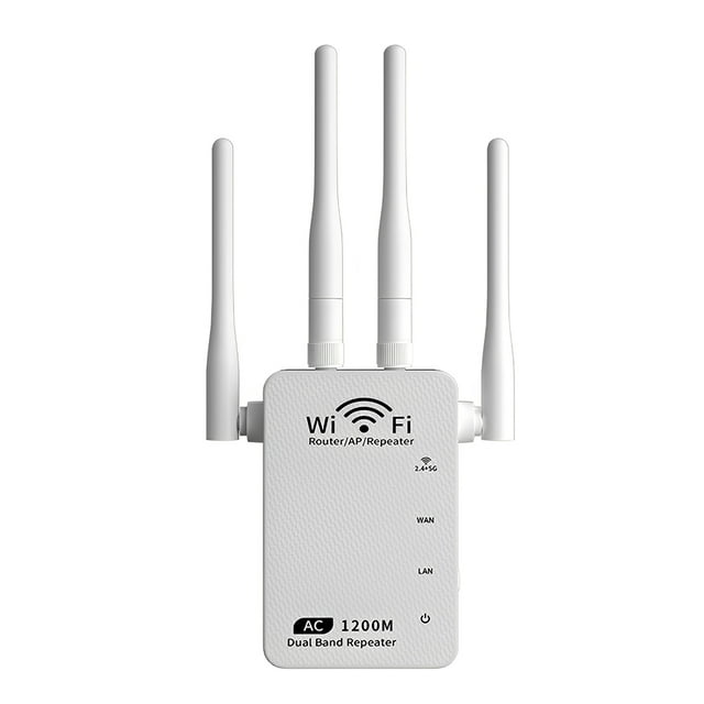 Zcargel 5G Dual Band WiFi Signal Extender 1200Mbps High-Speed Wireless ...