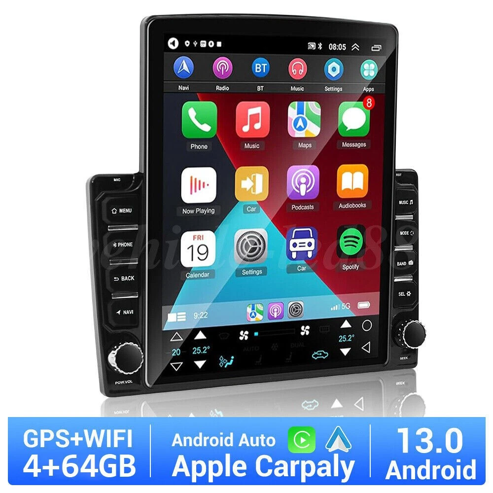 Zcargel 9.7 Inch Android 15 Car Stereo Radio with GPS Navigation ...