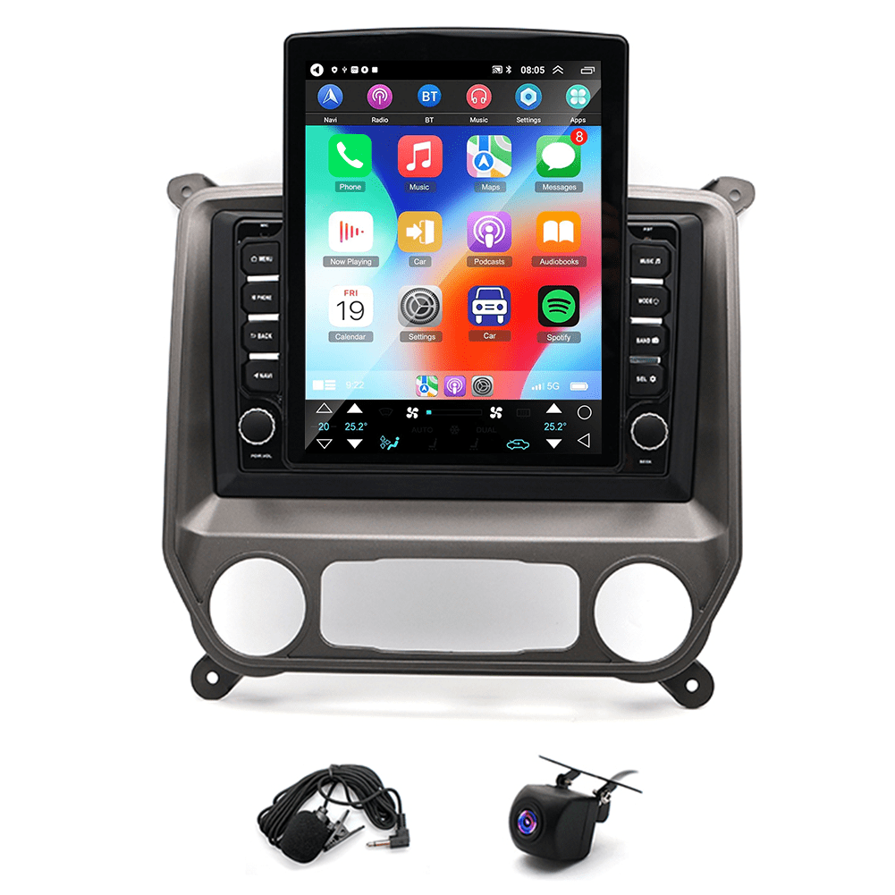 Zcargel 9.7inch 2-DIN Android 14 Car Stereo Radio with 2+32G, CarPlay ...