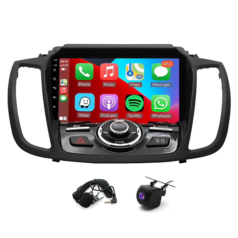 Zcargel 9-Inch Android 15 Car Stereo for Ford Escape 2013-2019 ...