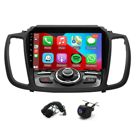 Zcargel 9-Inch Android 15 Car Stereo for Ford Escape 2013-2019 ...