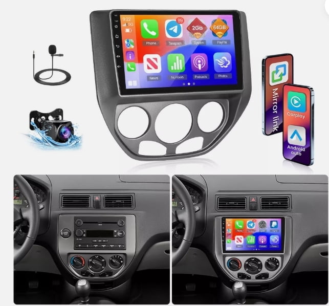 Zcargel Android 14 Car Stereo 4GB+64GB GPS Navigation for Ford Focus ...
