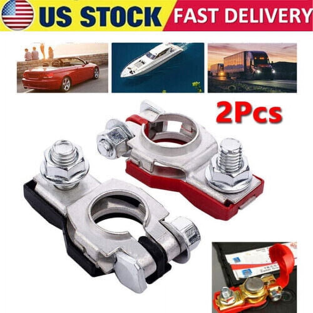 Zcargel Automotive Battery Clamps, Universal Size, Heavy-Duty Iron Zinc ...