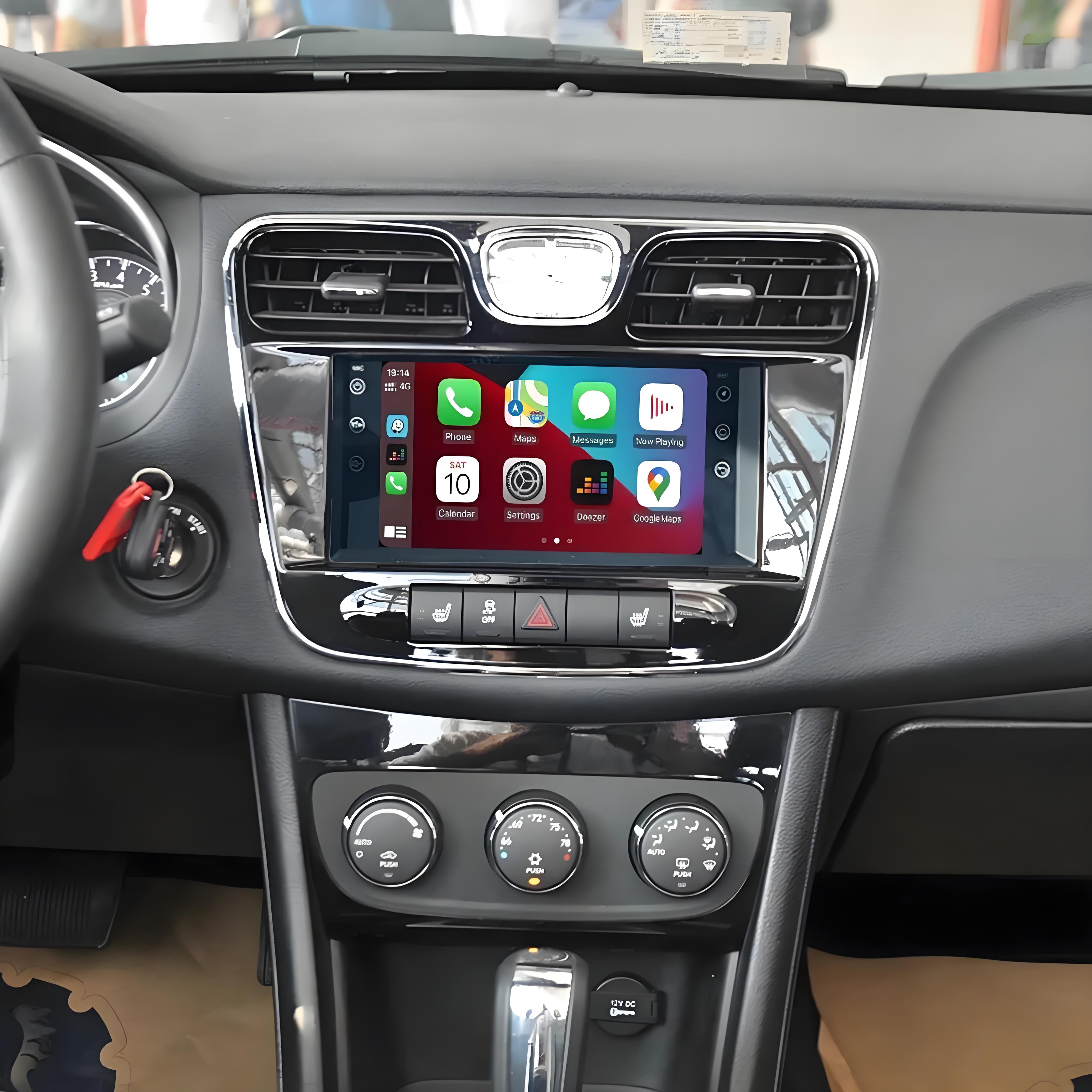 Zcargel Car Navigation Player 7" Android 15 Wireless CarPlay Android ...