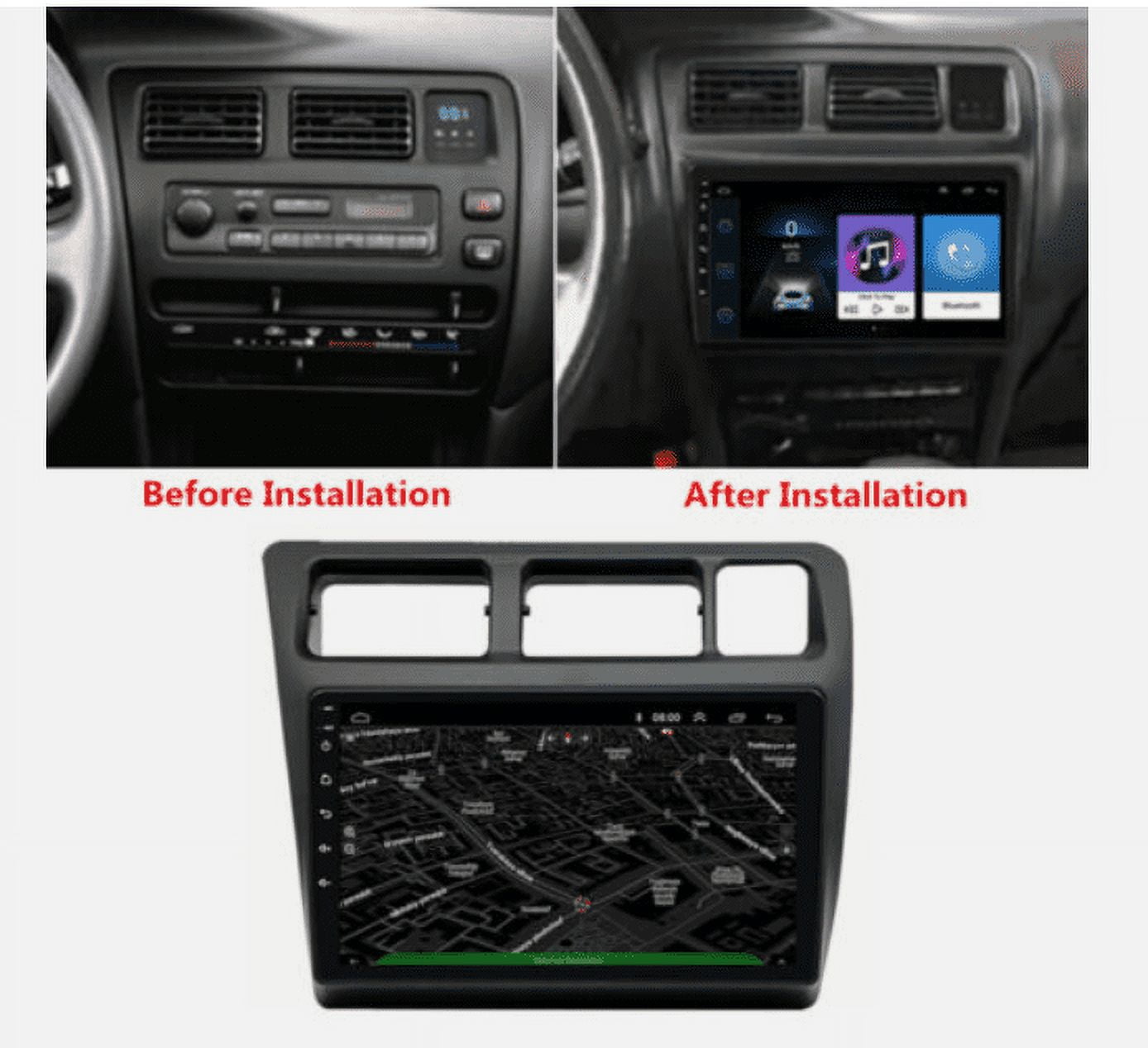 Zcargel Car Stereo Radio for 1991-1997 Toyota Corolla LHD Android 13 ...