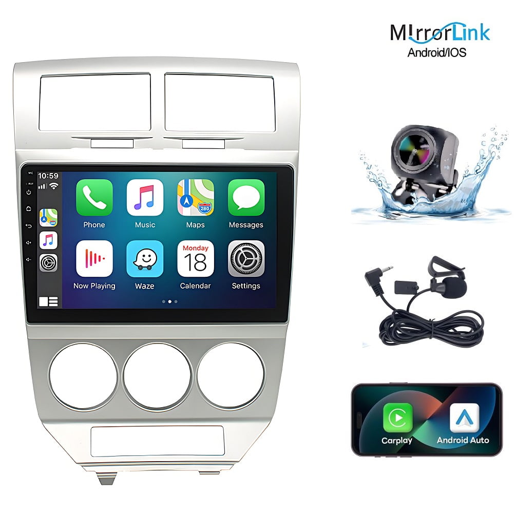 Zcargel Car Stereo Radio for 2007-2009 Dodge Caliber Android 13 Car ...