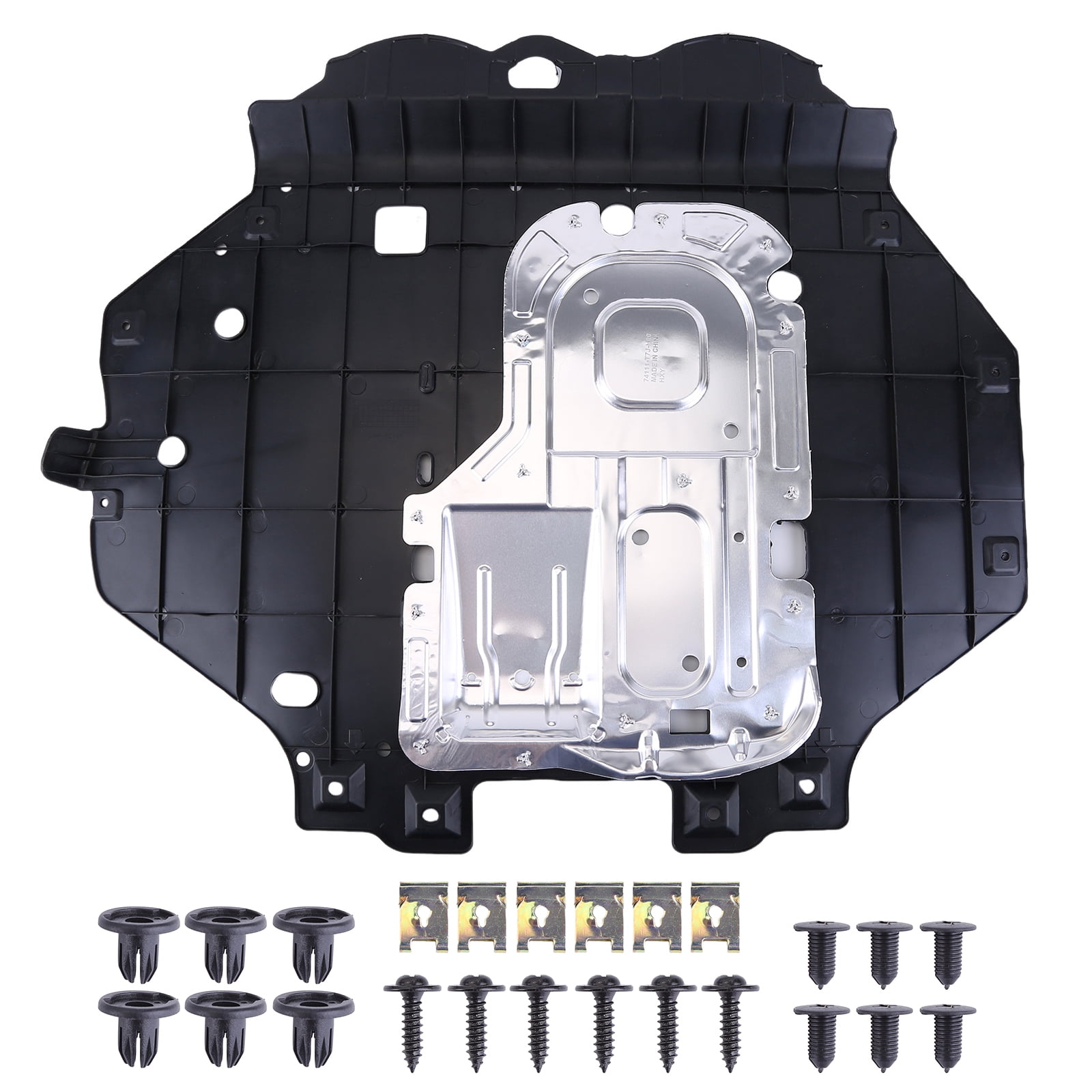 Zcargel Engine Underbody Splash Shield Plastic Metal Protects Engine ...