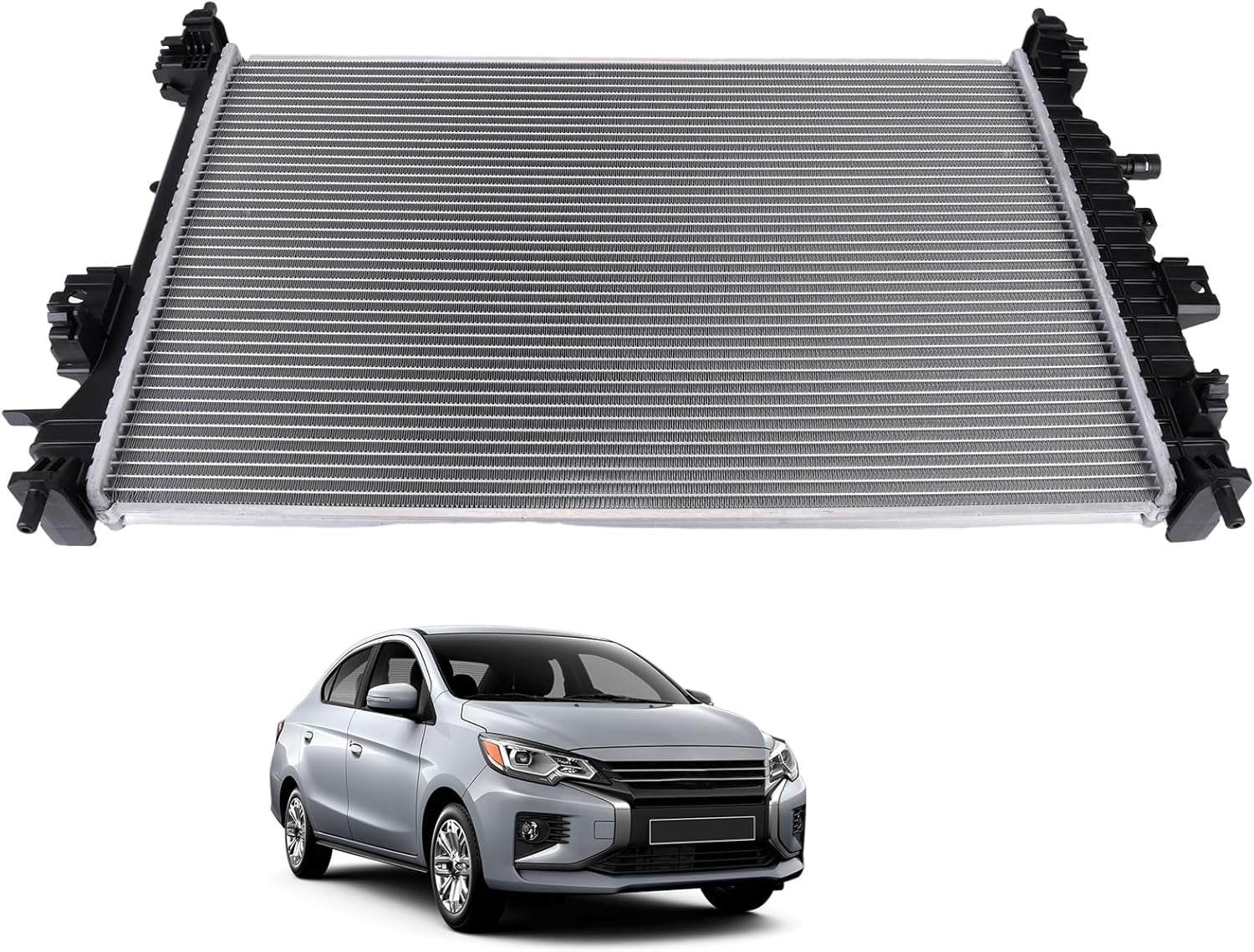 Zcargel Front Active Grille Radiator Shutter Assembly with Motor ...