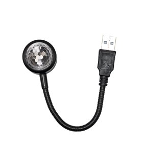 Car USB Atmosphere Ceiling Starry for Sky Projection Decor Lamp Roof ...