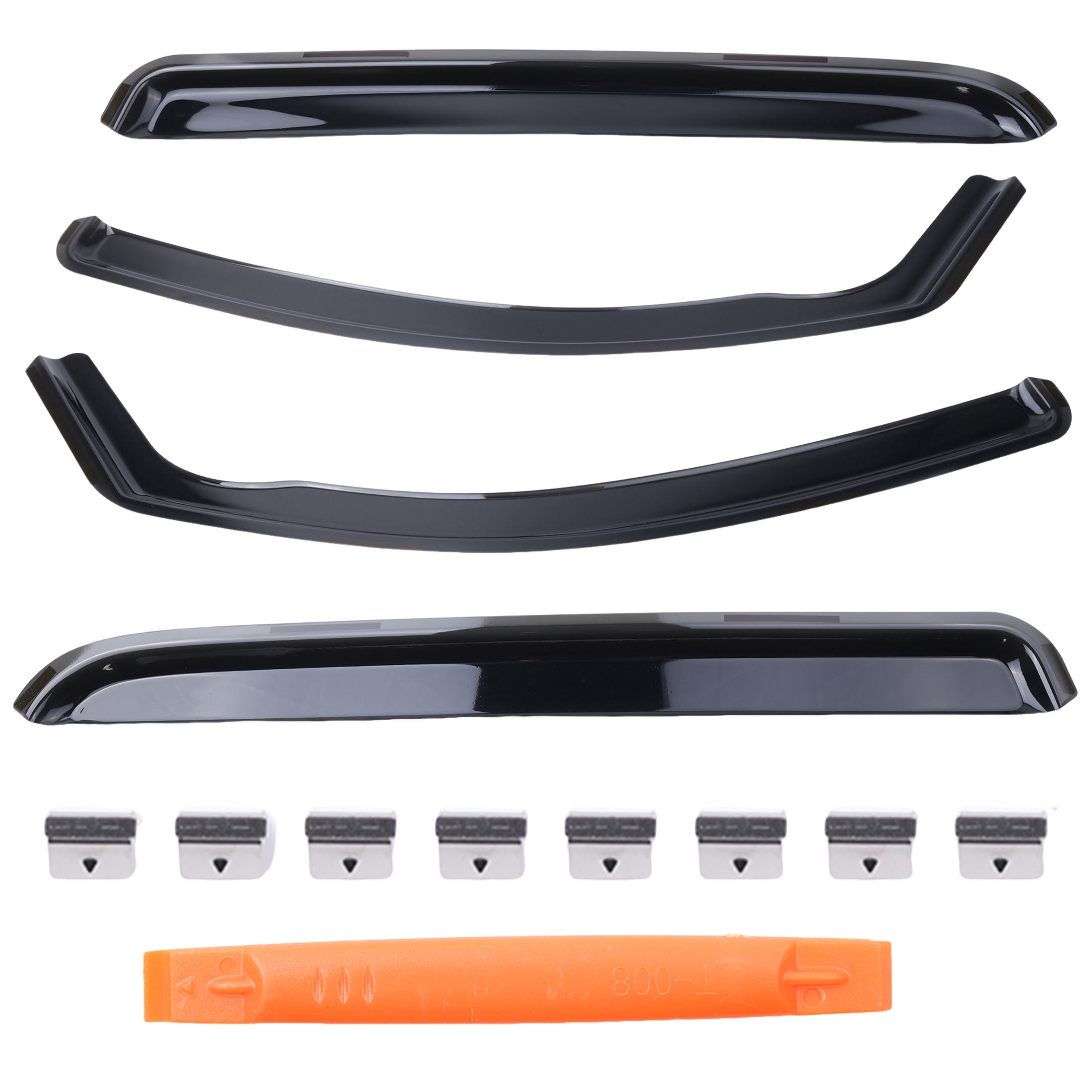 Zcargel Window Deflectors for Toyota Tacoma Crew Cab 2024-2026 4 Pcs ...