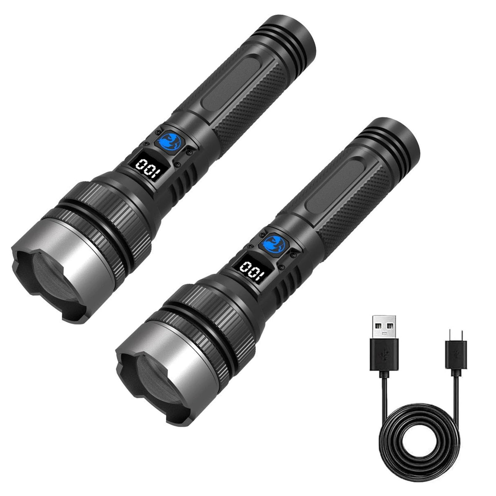 Zcjeaneviln 2025 The Ultimate Survival Flashlight, LED Rechargeable ...