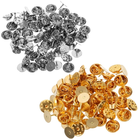 Zcyifa 100 Sets Pin Back Clutch Pin Back Locking Pin Locking Back ...