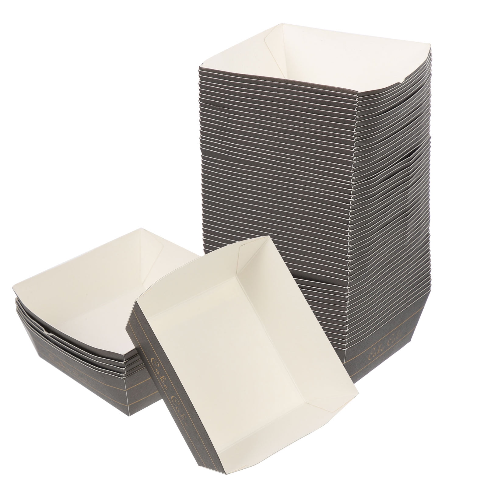 Zcyifa 100pcs Square Baking Cups Coffee Paper Cupcake Liners Disposable ...